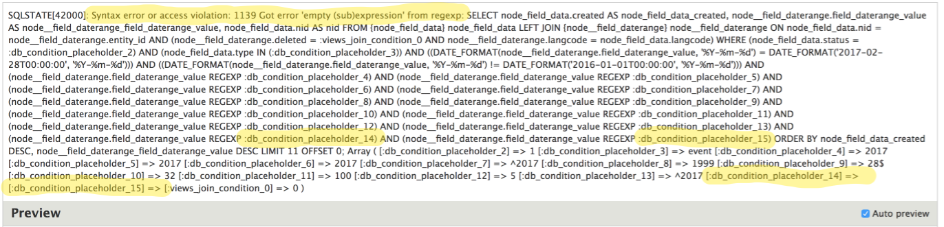 The Views integration Datetime Range fields should extend the views integration for regular ...